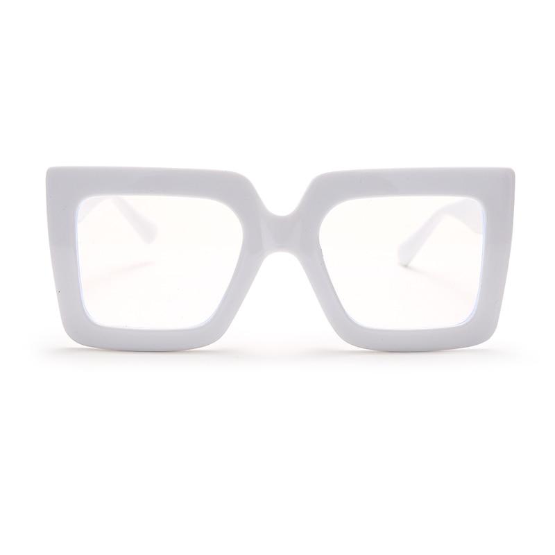 Vintage Square Glasses Frame Retro Women Colorful Frame Clear Lens Eye ...