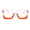 Vintage Square Glasses Frame Retro Women Colorful Frame Clear Lens Eye ...
